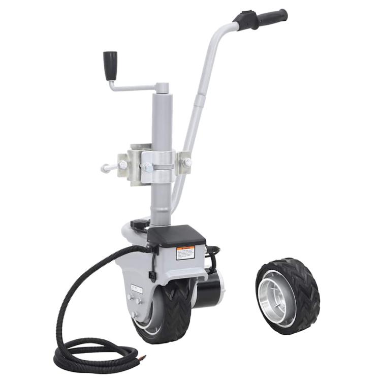 Aluminium Motorised Jockey Wheel Trailer Mover 12 V 350 W - Kuiwee.com